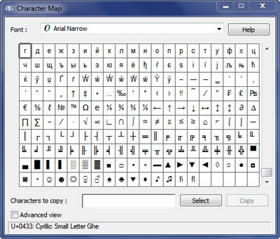 Character Map – Membuat Karakter Khusus - Sharing For All