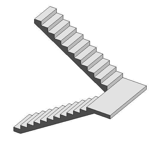 Enjoy Revit: Stair Landing with Treads.