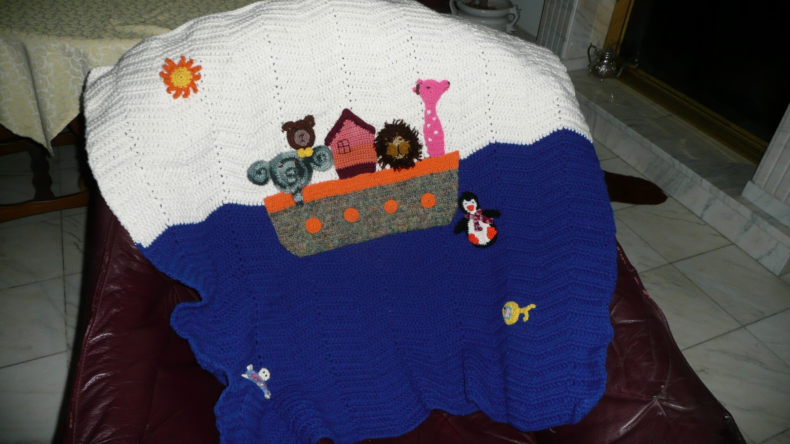 Sa invatam sa crosetam si sa tricotam: paturica crosetata