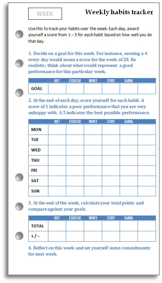 My Life All in One Place: Filofax Personal inserts for Letter Paper users