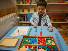 Family FECS: Montessori Activity: Stamp Game - Dynamic Addition