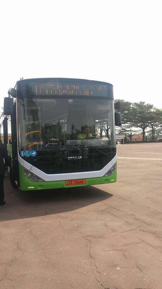 Urban buses adapted to the Geo-morphology of Yaounde now in circulation ...
