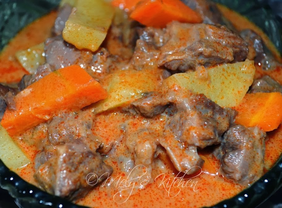 Mely's kitchen: Simple Beef Caldereta