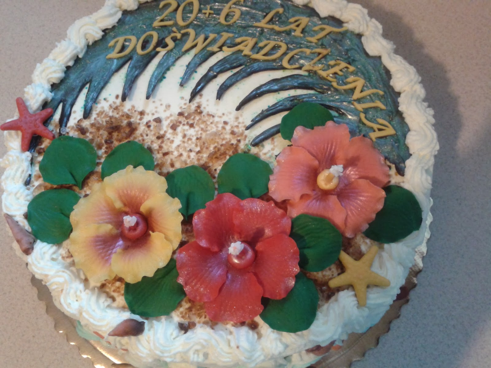 Tortowe inspiracje: Hawajski