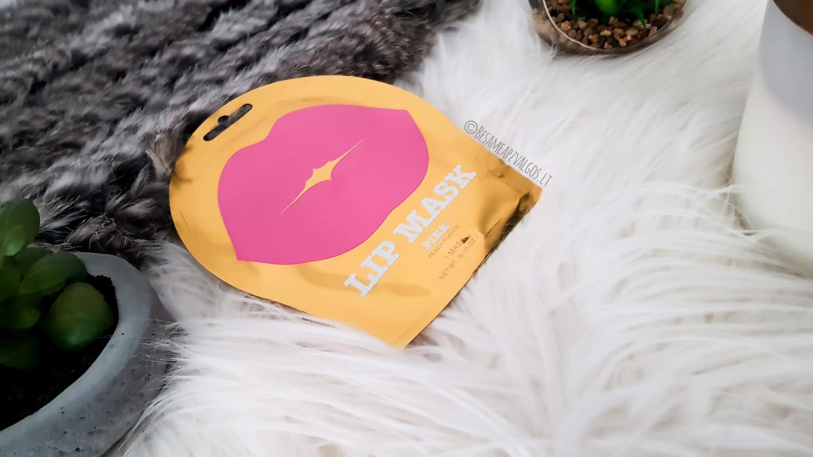 WTF? Kocostar Pink Peach Lip Mask lūpų kaukė - Besame apžvalgos