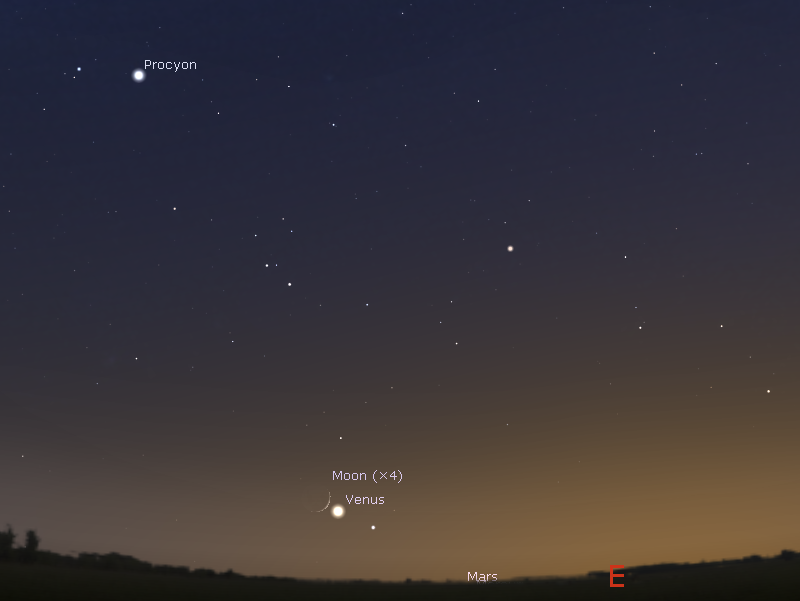 Astroblog: Morning line-up of Venus and the Crescent Moon (18 September)