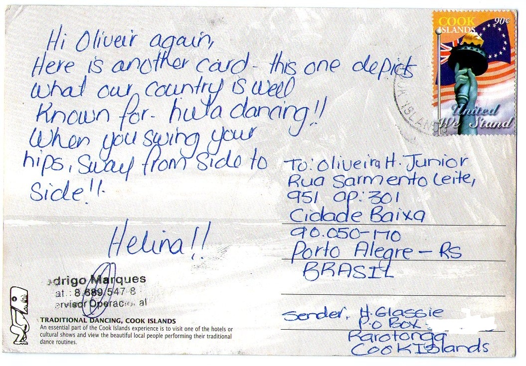 Postcards Journey: Cook Islands