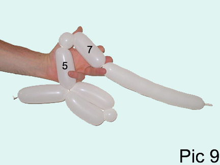 Balloon animals twisting instructions: Balloon animal fat body