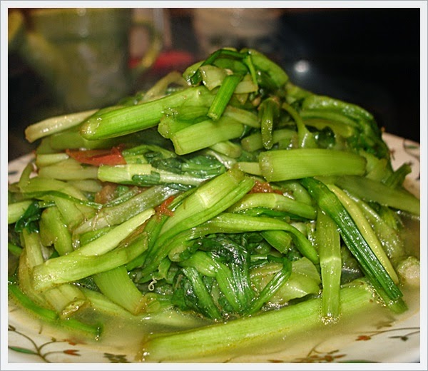 Món ăn Việt: RAU CẦN XÀO TỎI