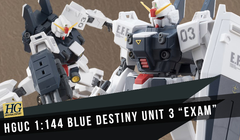 HGUC 1/144 Blue Destiny Unit 3 "EXAM" Sample Images by Dengeki Hobby