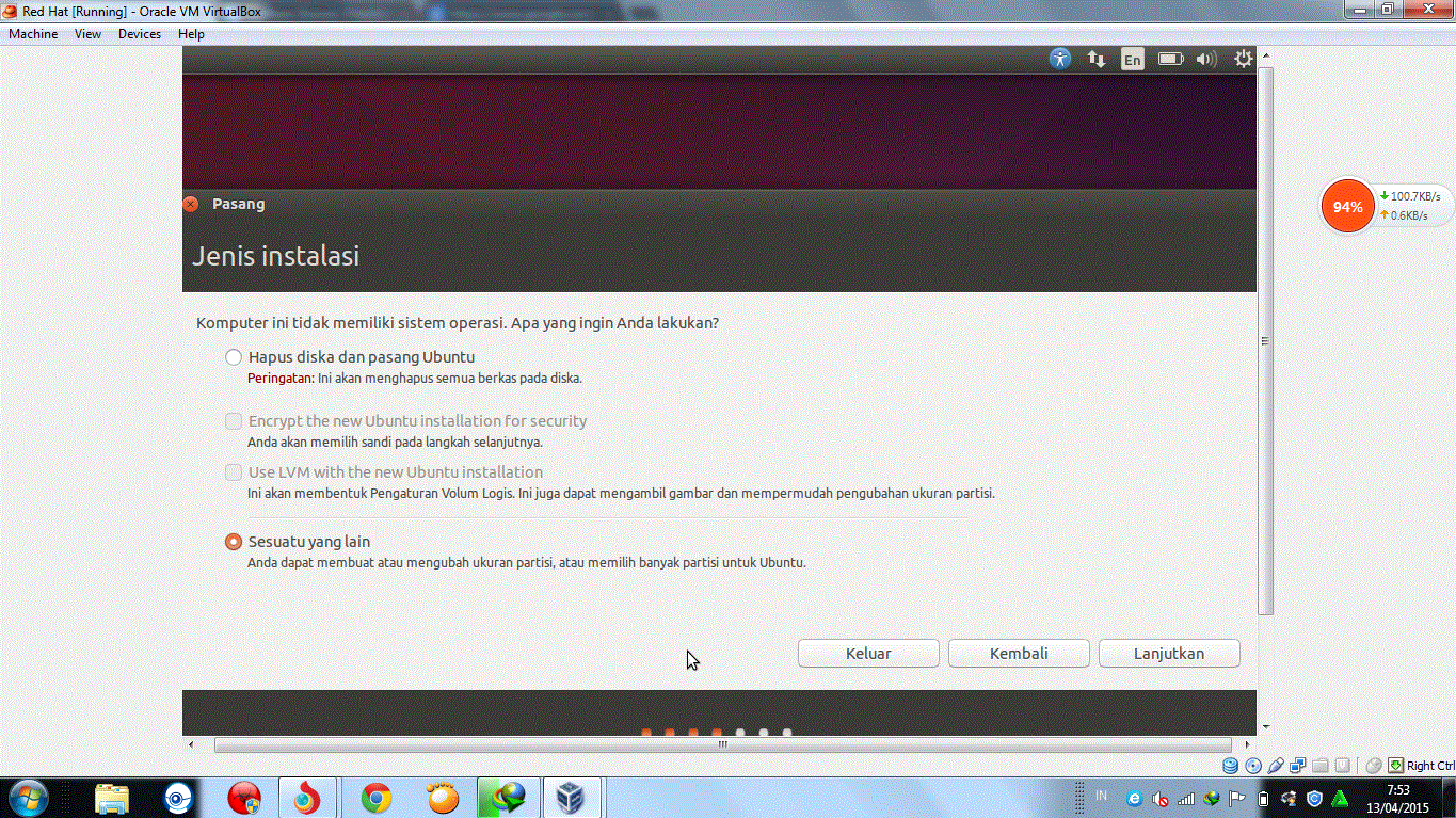 RESQI FADLULLAH: PROSES INSTALASI LINUX UBUNTU