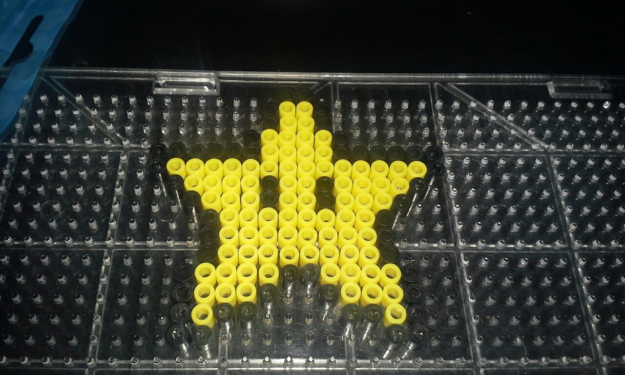 Mario Star Perler
