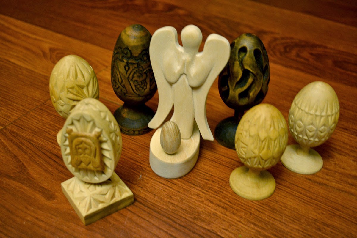 WOODCARVING / Різьблення по дереву: Великдень. Дерев'яні різьблені яйця ...