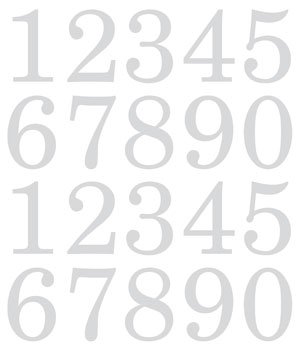 SRM Stickers: SUMMER RELEASE; Numbers in White