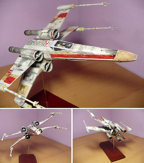 Star Wars: X-Wing Paper Model | Paperized Crafts