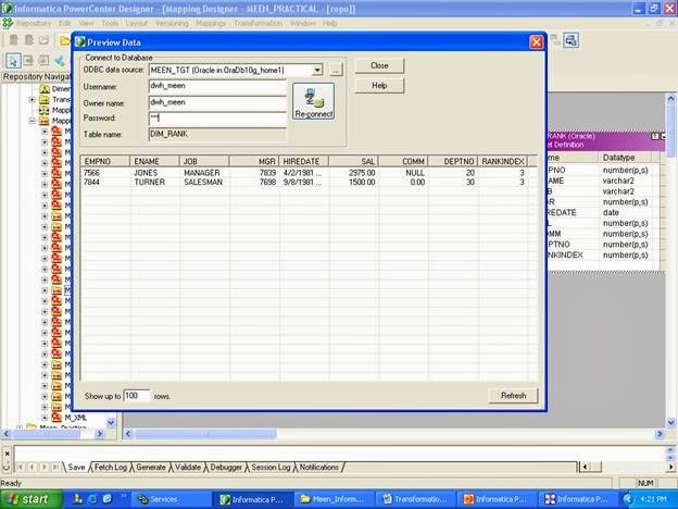 Mapping Parameter in Informatica ~ Datawarehouse Architect