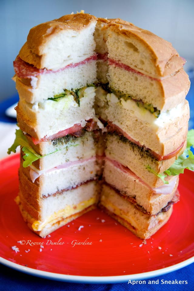 Panettone Gastronomico (Italian Sandwich Tower)