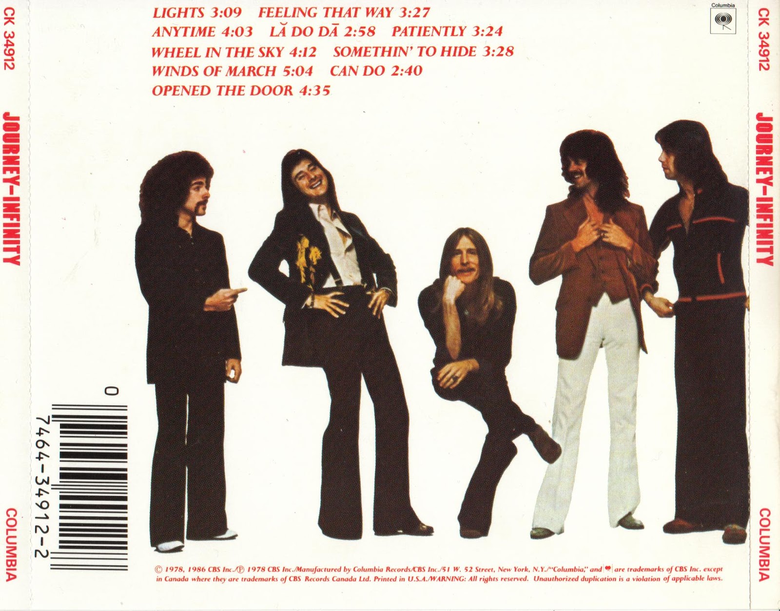 O Z Z M O S I S . . .: Journey - Infinity (1978)