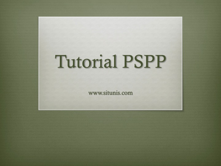 Pspp Download Windows