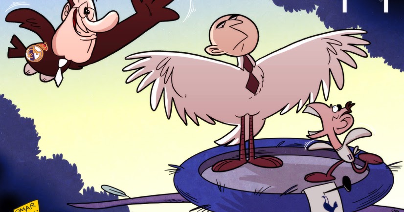 Omar Momani cartoons: Levy stands firm as Bale attempts to flee the ...