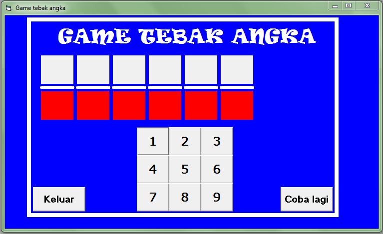 Agus Prasetyo SMK TJP TUBAN: Game tebak angka di Visual basic