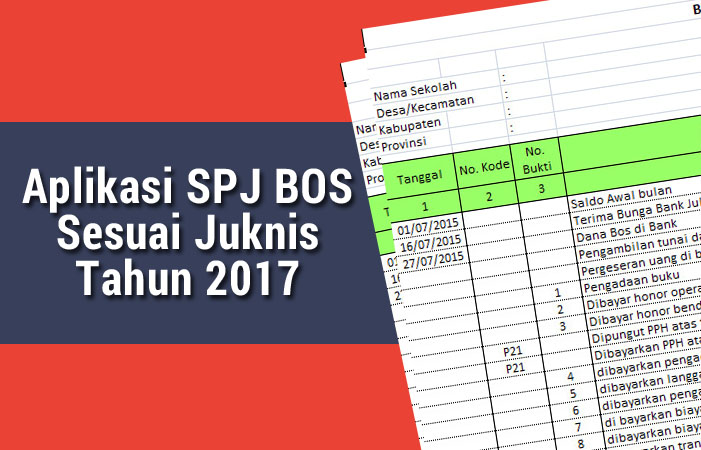 Aplikasi SPJ BOS Sesuai Juknis Tahun 2017 - Laporan BOS (Bantuan ...