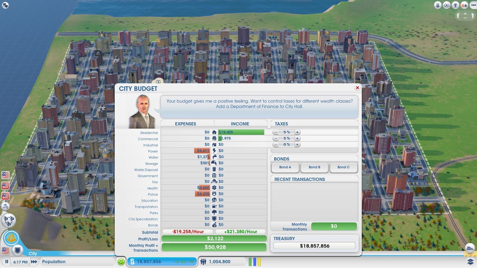 Nachogy's Blog: Simcity 1 million population city with zero traffic!