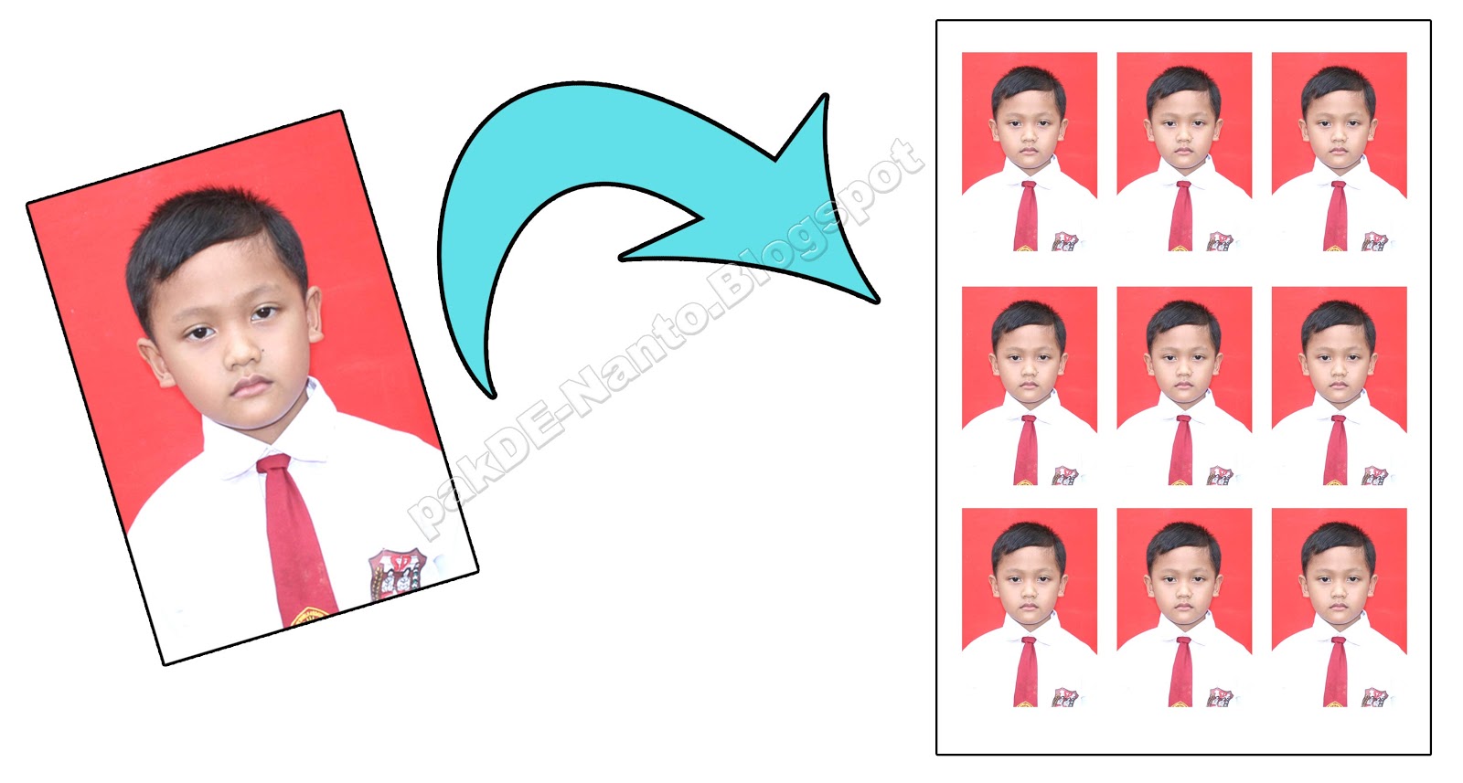 Cara mencetak Foto 3x4 cm pada kertas 4R | PAKDE NANTO