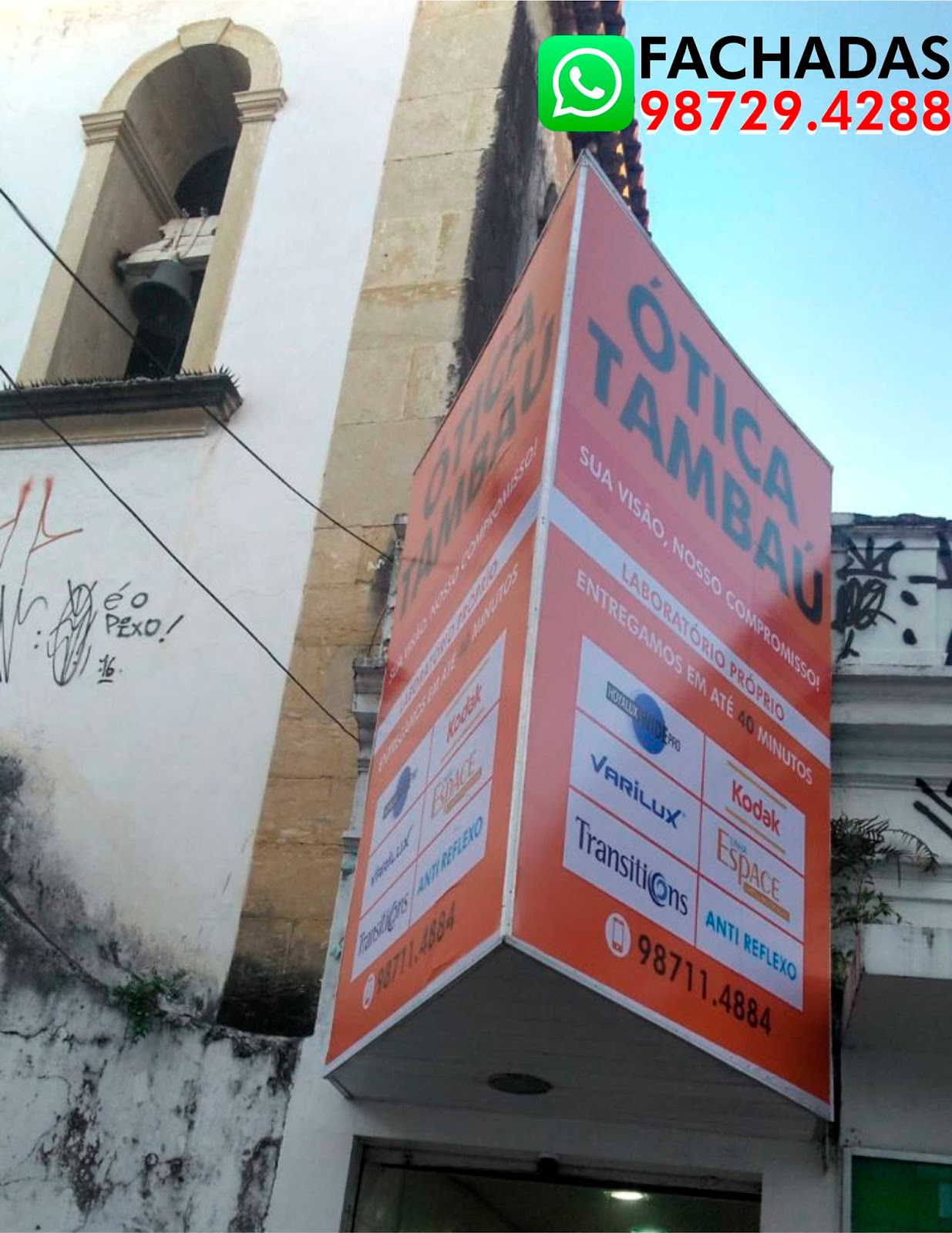 fachadas em joão pessoa: Fachada dupla face