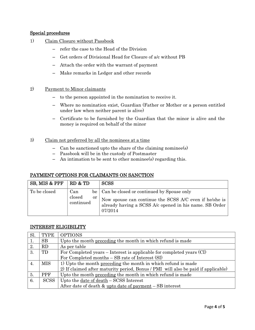 Death Claim Settlement process for SB & SC [Step by Step Process ...