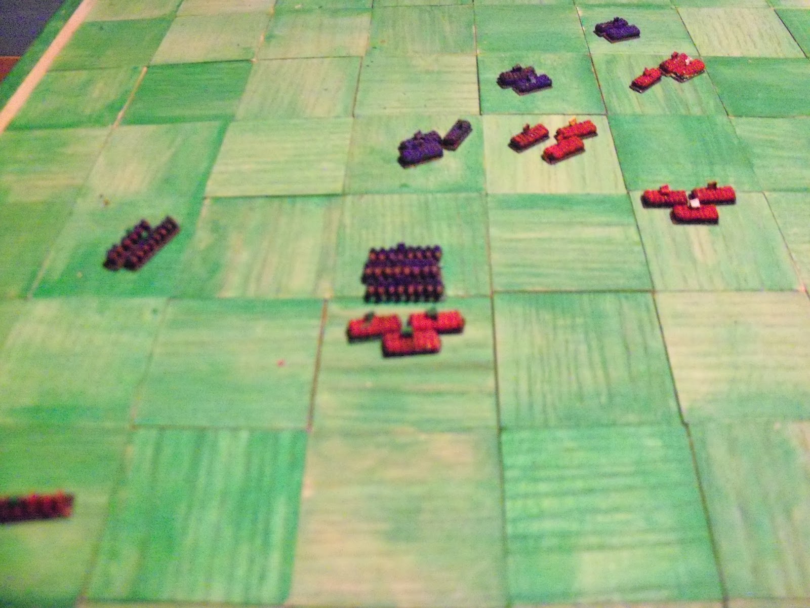 Wargame Hermit: Solo Wargaming: Gaming with My Tile Board & 2mm Blocks