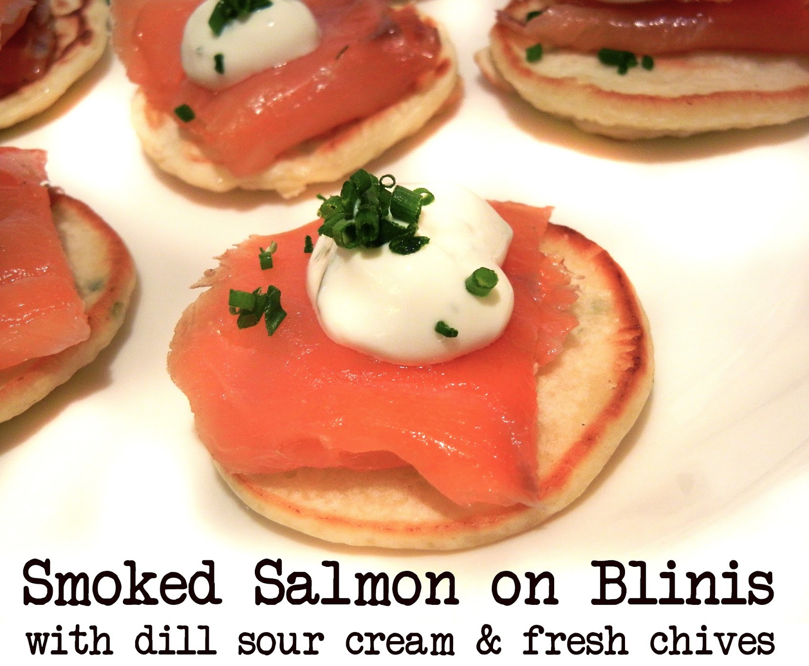 Smoked Salmon Blinis
