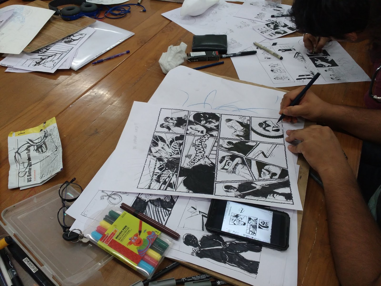 Arjun Gupte: Comic Book Workshop:Time and Space ,NID, Paldi 2017