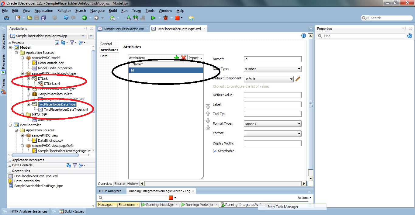 Work With Master Detail Relation Using Placeholder Data Control ~ Oracle Adf 12c Application