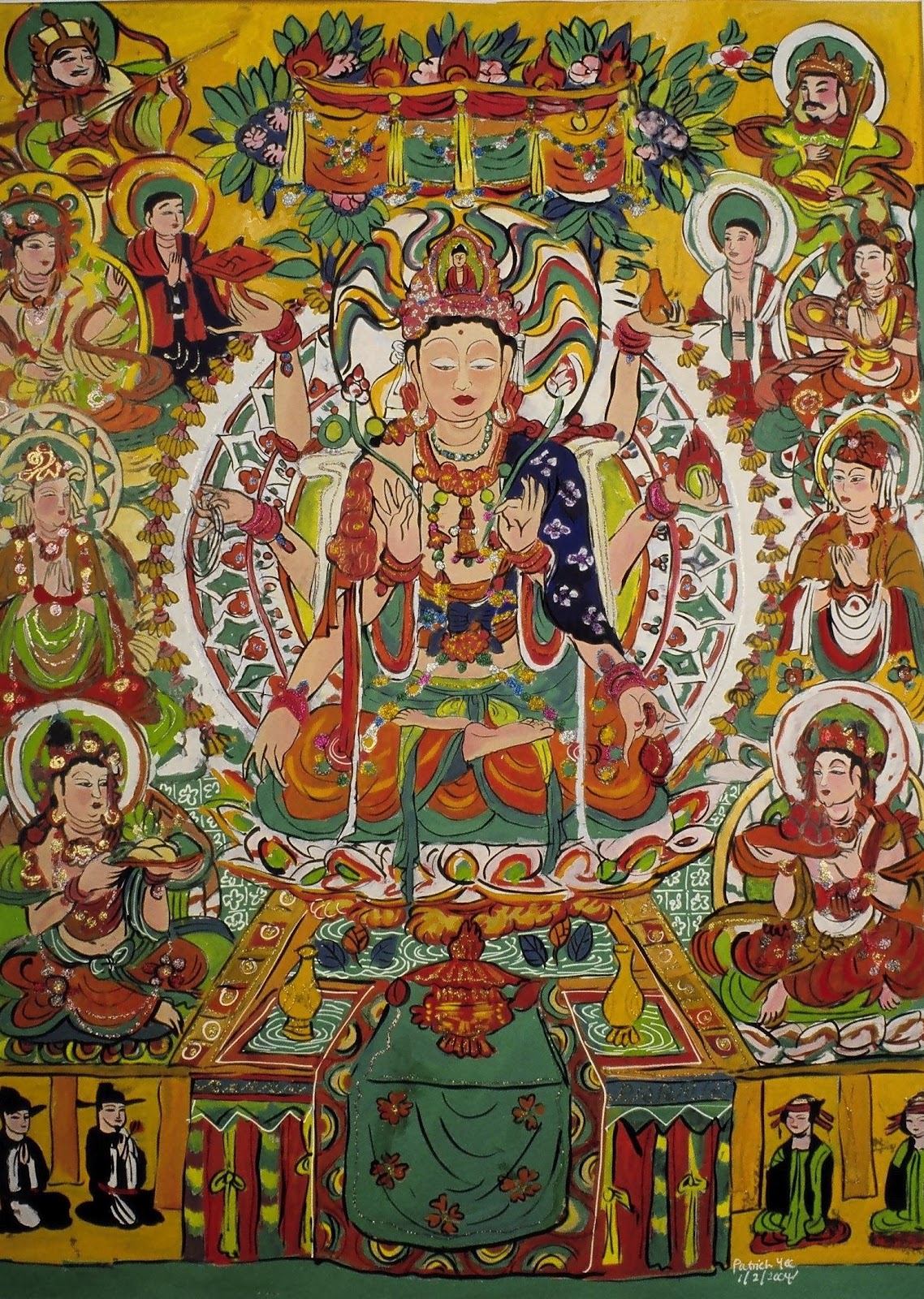 Patrick Yee Illustration: Buddha paintings