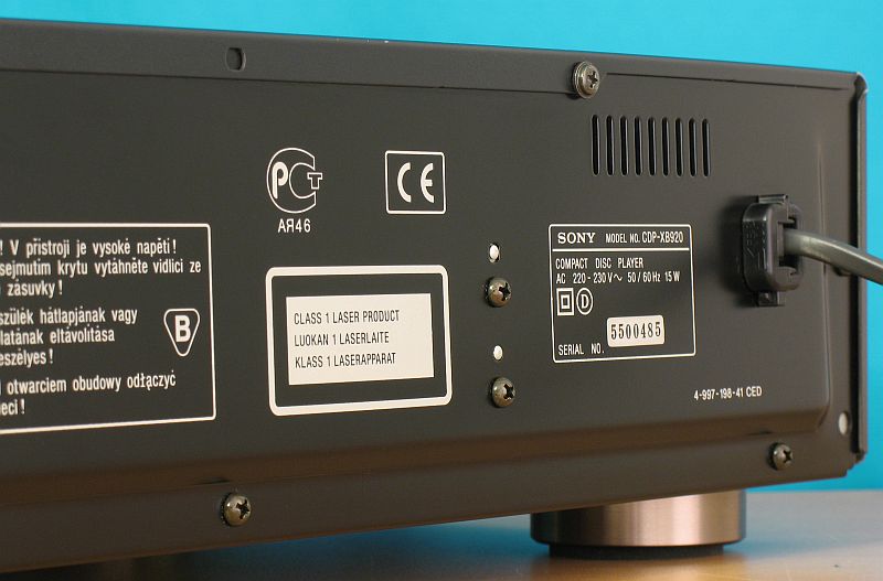 Sony CDP-XB920 - CD Player | AudioBaza