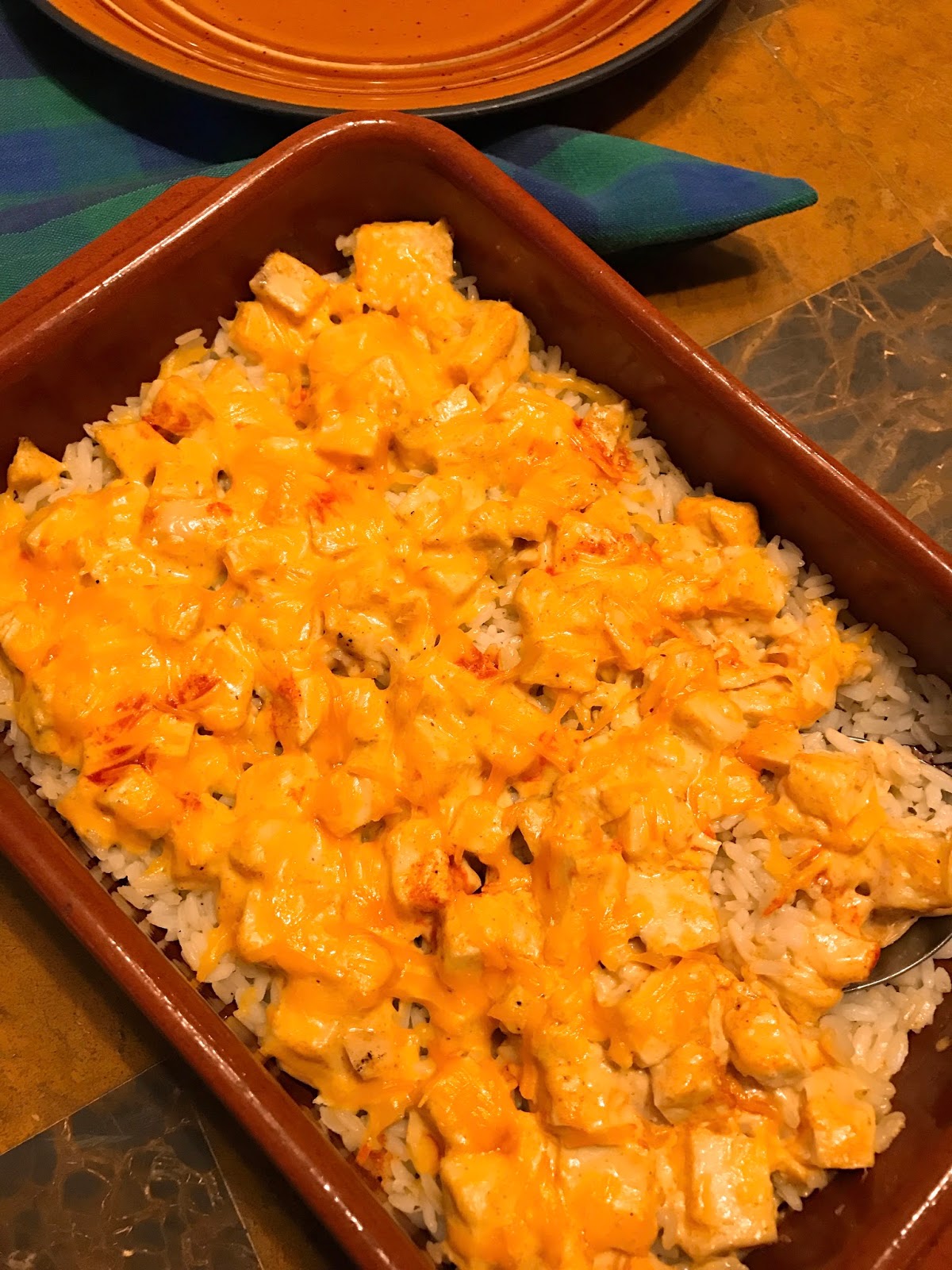 Buffalo Chicken and Rice