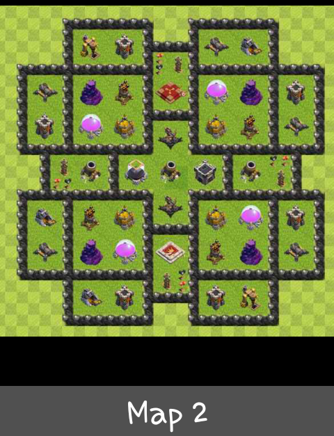 Centro da Vila 9 (Farm layout) - Clash of Clans dicas