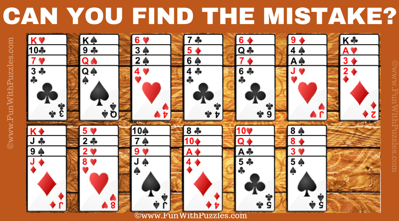 Spot the Mistake Picture Puzzle | Observation Brain Teaser