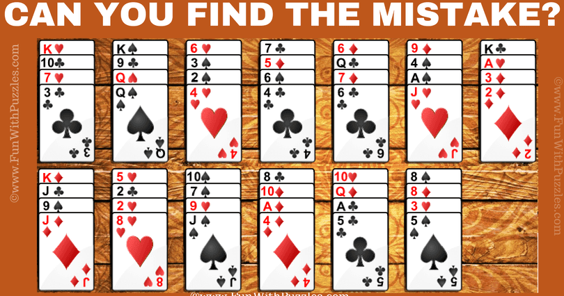 Spot the Mistake Picture Puzzle | Observation Brain Teaser