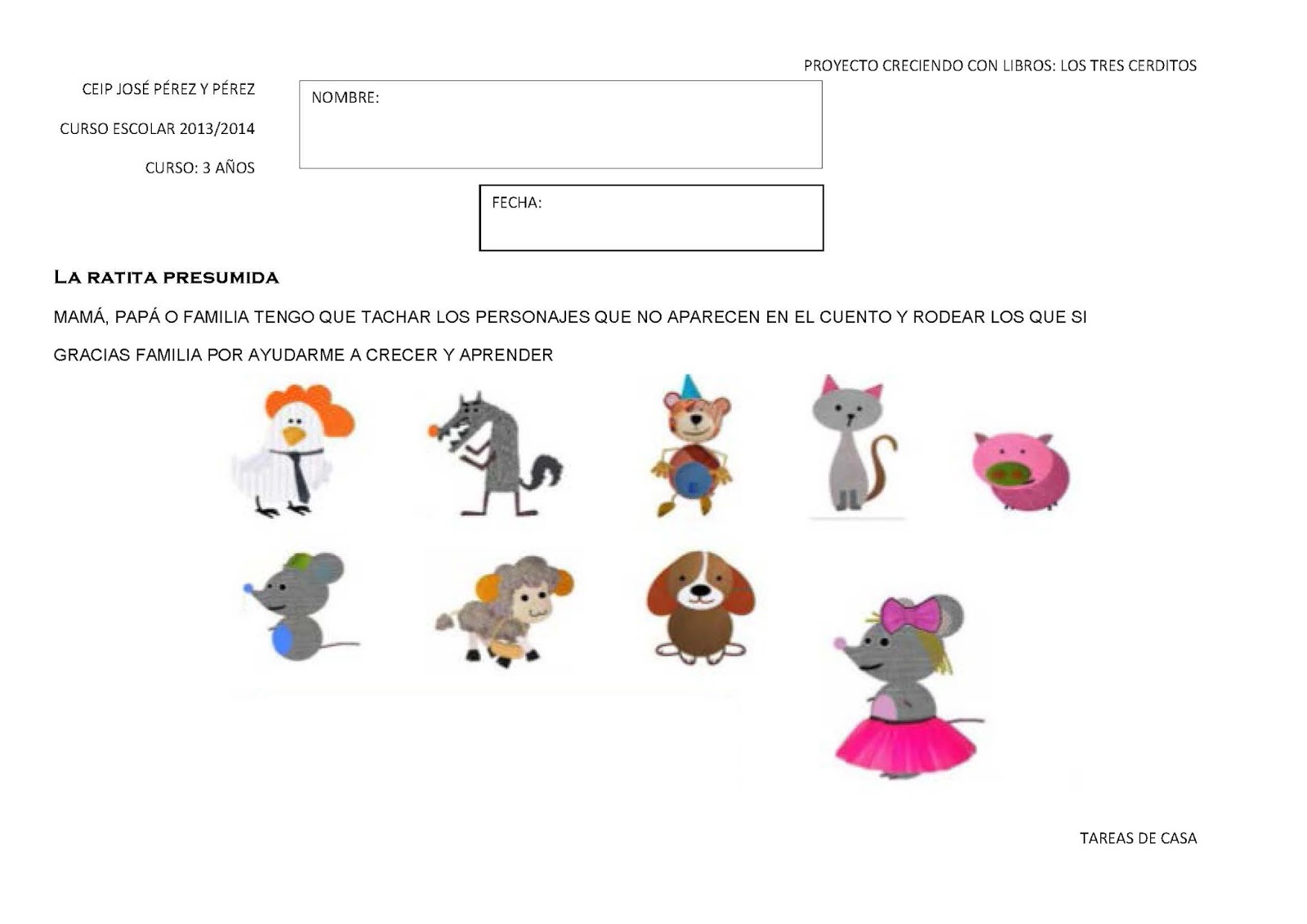 Proyectos Educación Infantil y Primaria: Proyecto "creciendo con libros ...