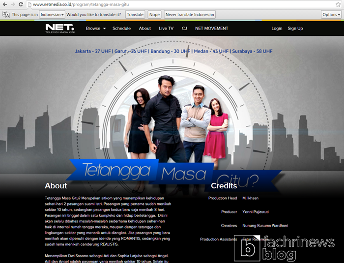 Promo Program NET Tayang di Metro TV - FACHRINEWS BLOG