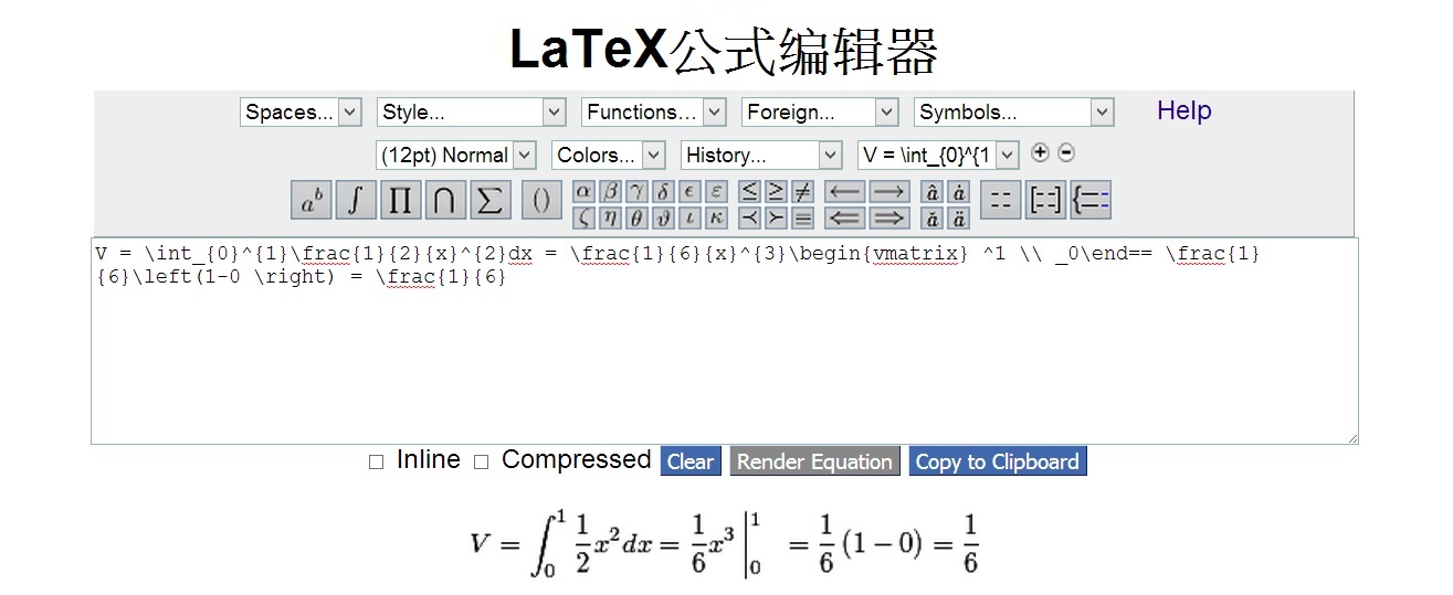 研發養成所 ( Bridan's Blog - 4rdp, For R&D Person ): LaTeX 線上公式编辑器