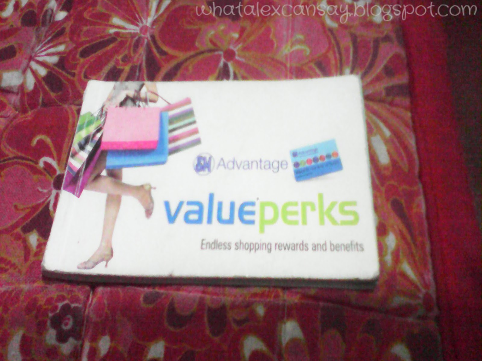 What Alex Can Say: SM Advantage Card Membership Application