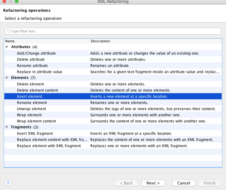 Inserting a New Element into an XML File Using Oxygen Inserting a New Element into an XML File Using Oxygen