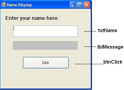 Visual Basic Tips and Tricks: Name Display