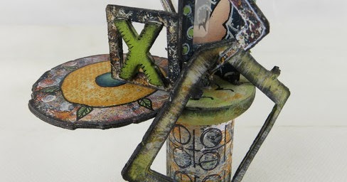 PaperArtsy: 2016 #19 Time Machine {by Darcy Wilkinson}