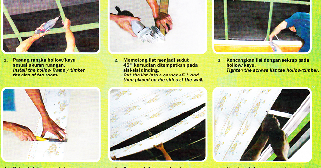 Tren Gaya Cara Memotong Lis Plafon Pvc, Plafon Pvc