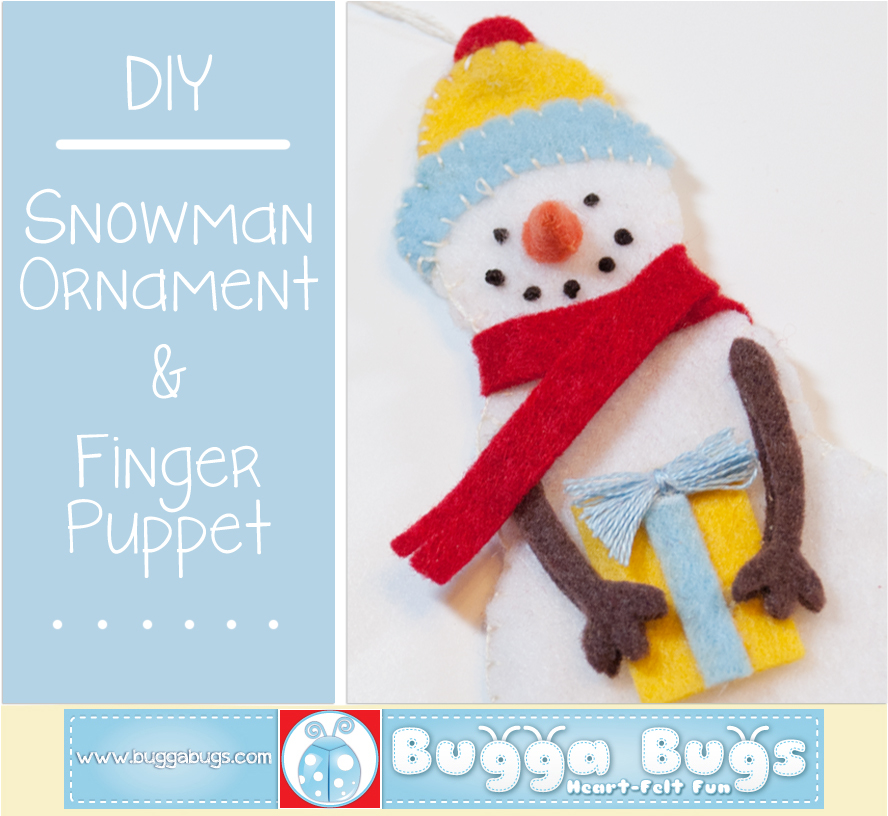 Create Kids Couture: Snowman Ornament and Finger Puppet