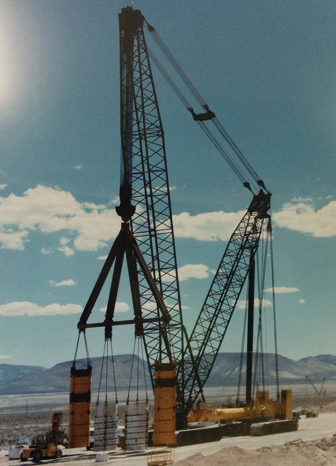Industrial History: Crane load testing